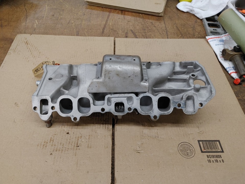 1968 1969 Corvette 427 400HP Oval Port Tri-Power Intake 3937795 795 9 ...