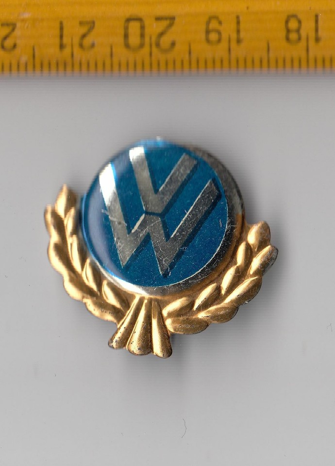 Vintage VOLKSWAGEN VW pin badge Logo 1960s Beetle Van Käfer Auto ...