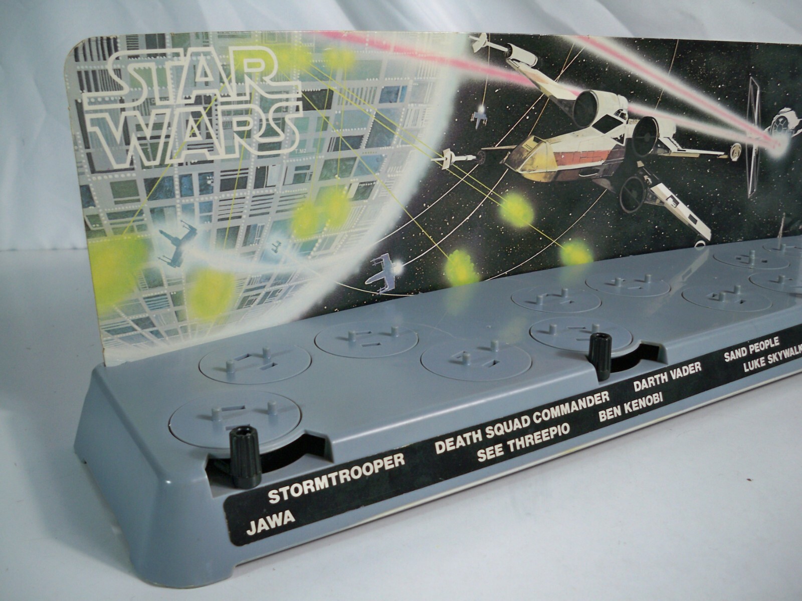K22i04463 STAR WARS FIRST 12 DISPLAY STAND MAIL AWAY COMPLETE 1977 ...
