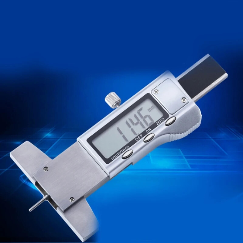 Digital Tire Tread Depth Gauge Meter Measurer LCD-Display Tread Checker ...