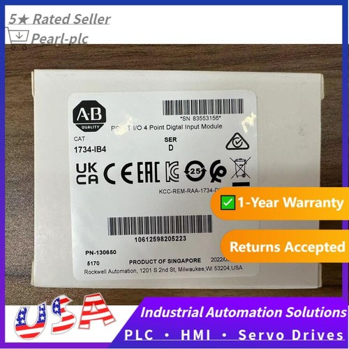 1734-IB4 Allen Bradley POINT I/O 4 Point Digital Input Module US Free ...