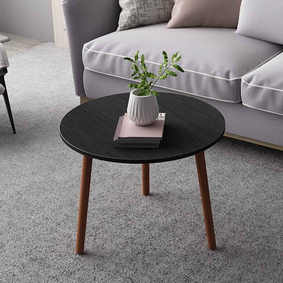 Coffee Table Round Stacking Sofa Side Living Room Bedroom 55x42.5cm ...
