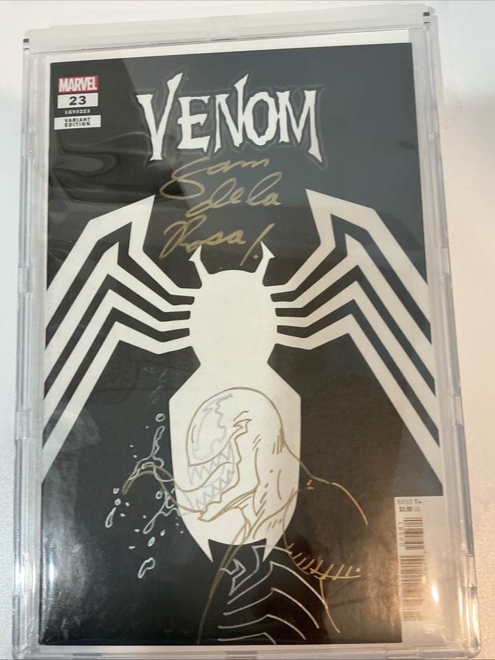 VENOM 23 INSIGNIA VARIANT MARVEL COMICS 2023 REMARKED by Sam De La Rosa ...
