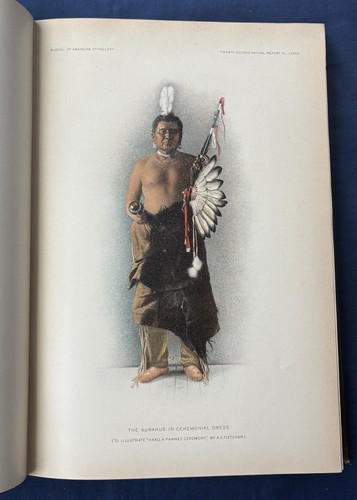 The Hako: A Pawnee Ceremony by Fletcher * 22nd Smithsonian Annual Vol 2 ...