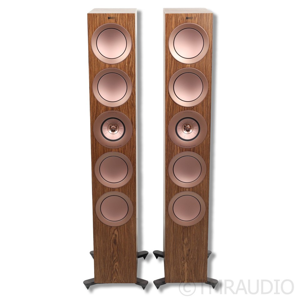 KEF R11 Meta Floorstanding Speakers; Walnut Pair | eBay