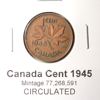 1945 Canada Penny - Average Circulated | eBay