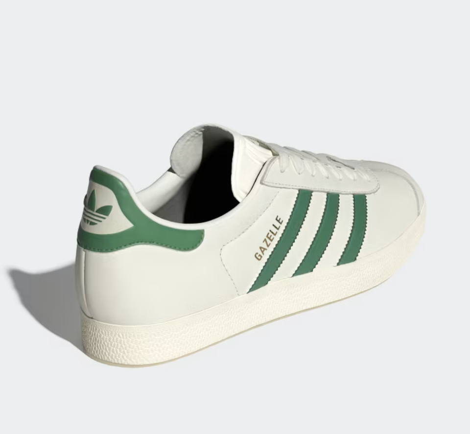 NEW Men's Adidas GAZELLE IG1635 White Collegiate Green OG Shoes IG4990 ...