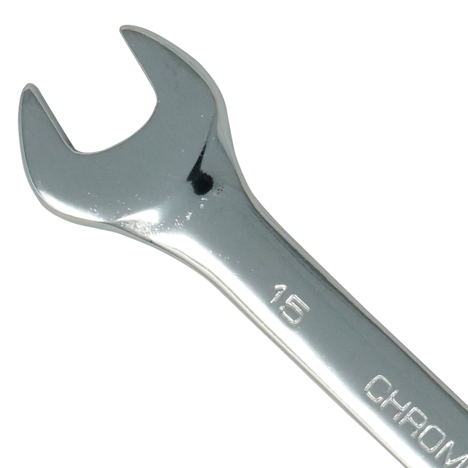 15mm Combination Spanner Fixed Head Open & Ring End Metric Polished CRV ...