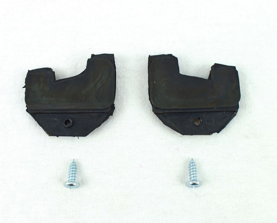58 1958 Chevy Impala Quarter Window U Jamb Rubber Stops CONVERTIBLE New ...