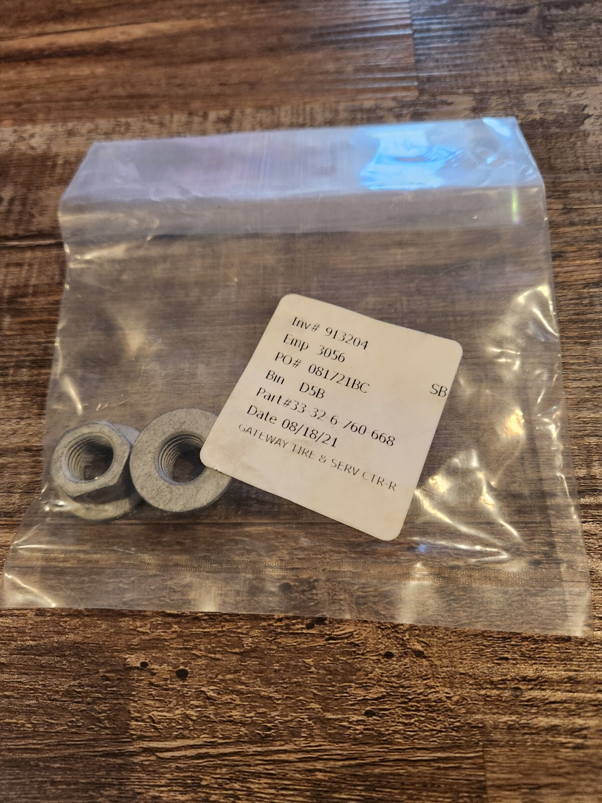 Genuine BMW Ft Upper Control Arm Lock Nut 33-32-6-760-668 | eBay
