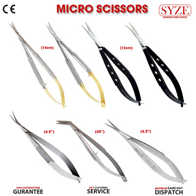 Range Of Micro Dissecting Spring Scissors Precision Surgical Neurosurgery Tools | eBay UK