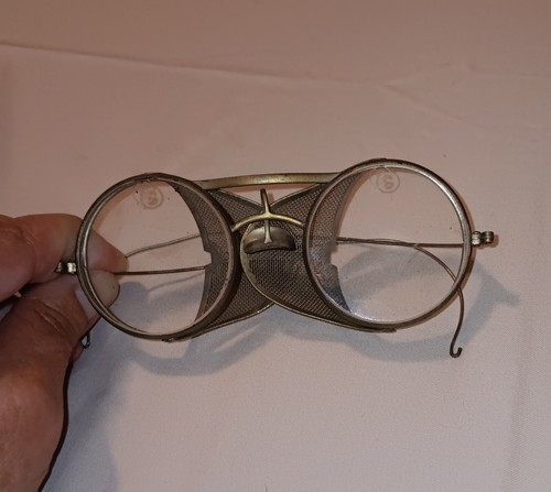 Antique/vintage saniglas King SAFETY Goggles Glasses, Cosplay Costume ...