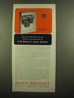 1965 Allen-Bradley Bulletin 705 Reversing Starter Ad | eBay