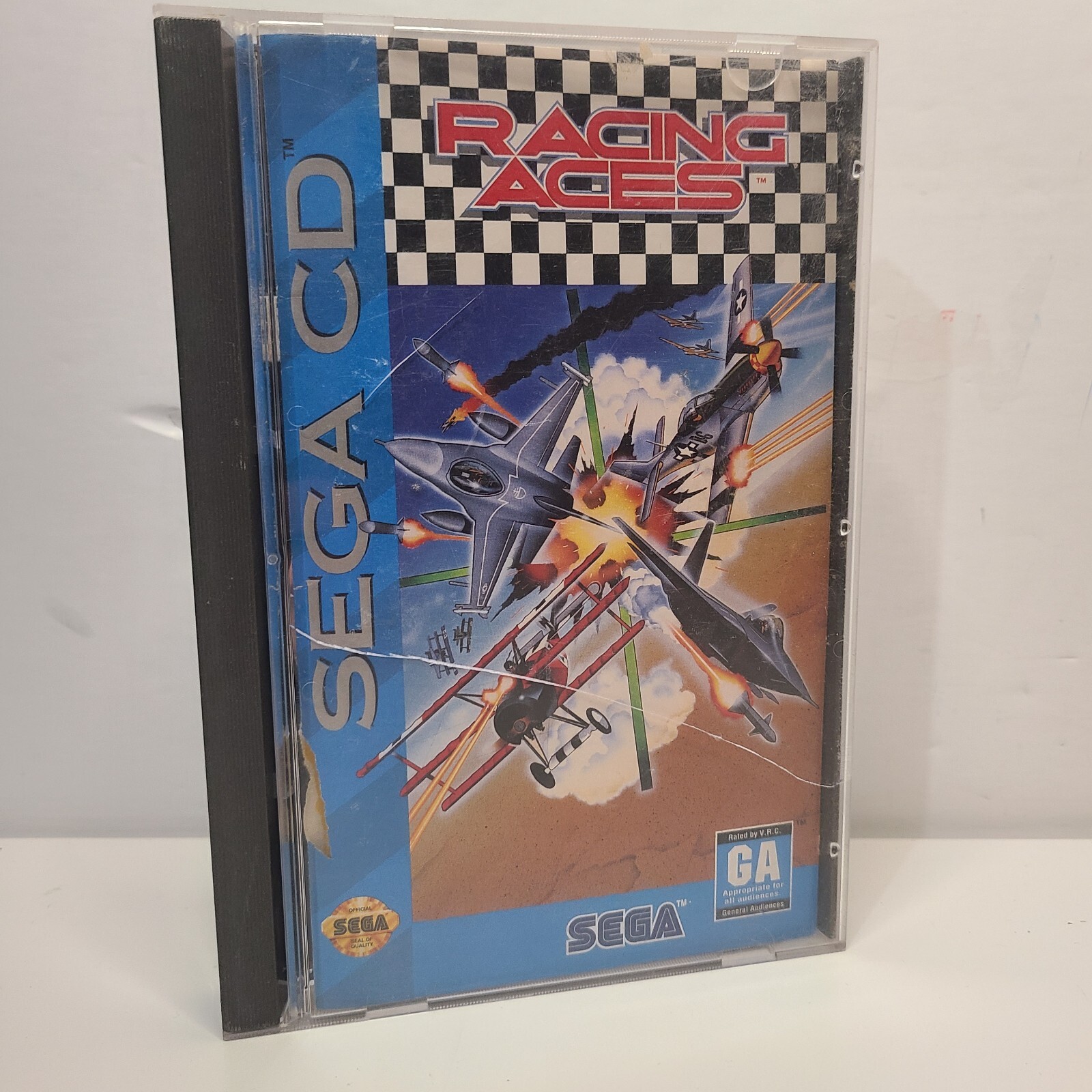 Racing Aces (Sega CD) Case , Manual & Game COMPLETE - Tested Lots of ...