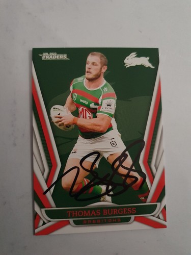 Nrl Traders 2023 South Sydney Rabbitohs Signed Tom Burgess | eBay