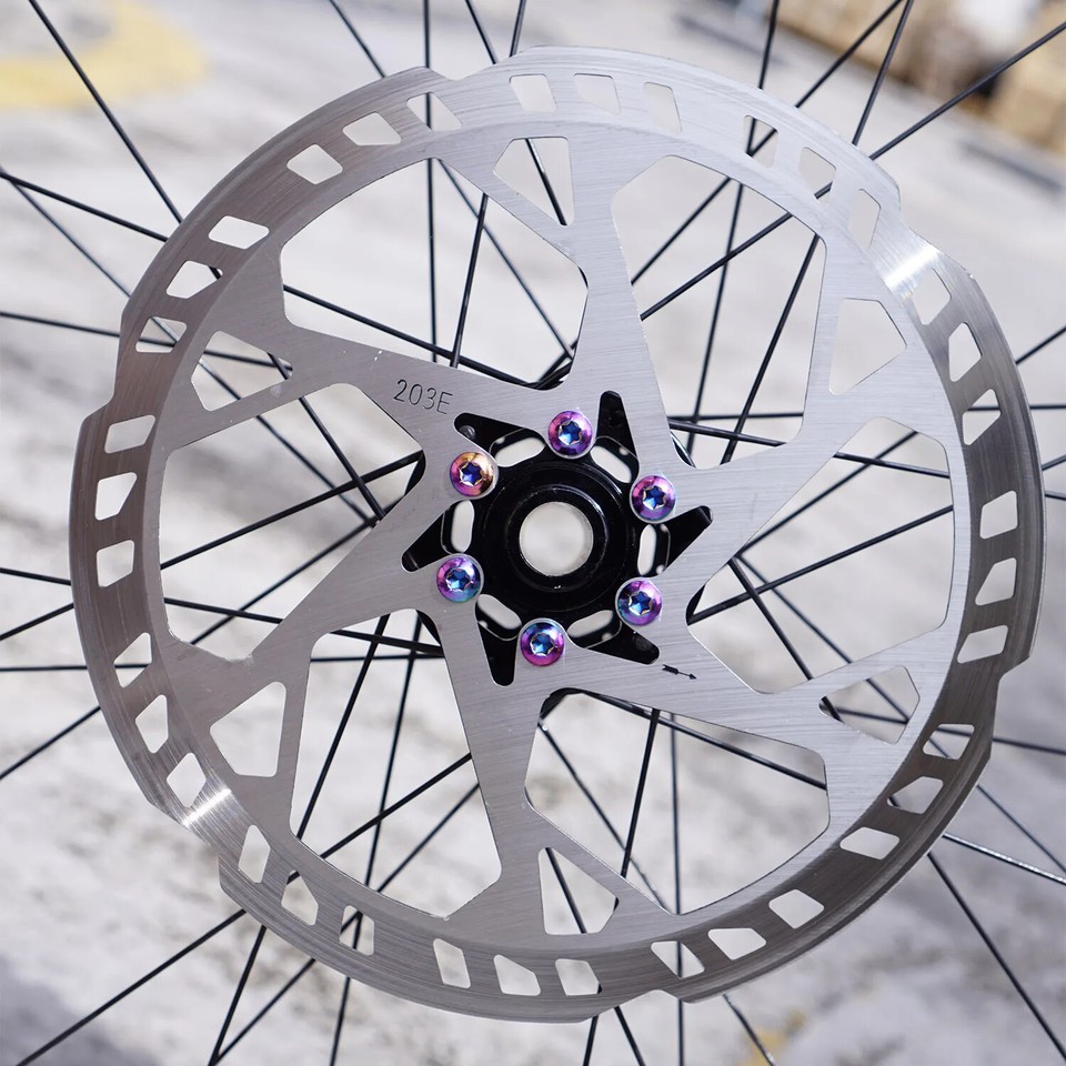 MTB E-bike 2.3mm Disc Brake Rotor Thicken 160/180/203/220mm Super ...