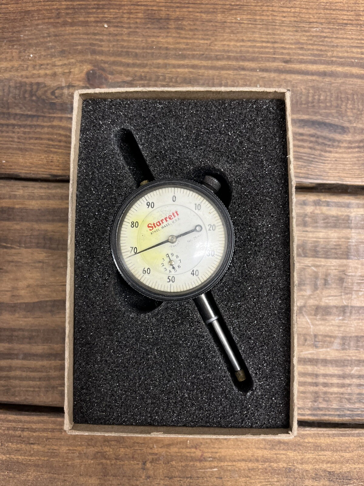 Starrett 25-441J Dial Indicator 0-1.00" Range, .001" Grad. Calibrated ...