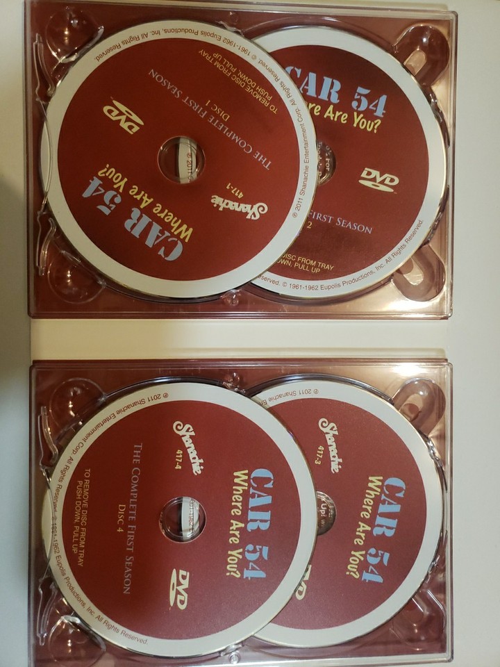 Car 54 Where Are You? Completeseason (Region Free DVD Boxset) In ...