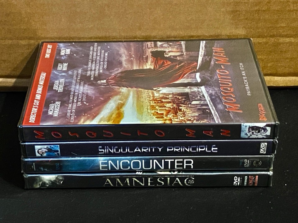4 Horror / Sci-Fi DVD Lot! Mosquito-Man, Singularity P, Encounter, Amnesiac NEW | eBay
