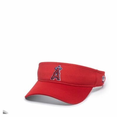 NEW REPLICA OC SPORTS MLB VISOR LOS ANGELES ANGELS ADJUTABLE VISOR OSFM ...