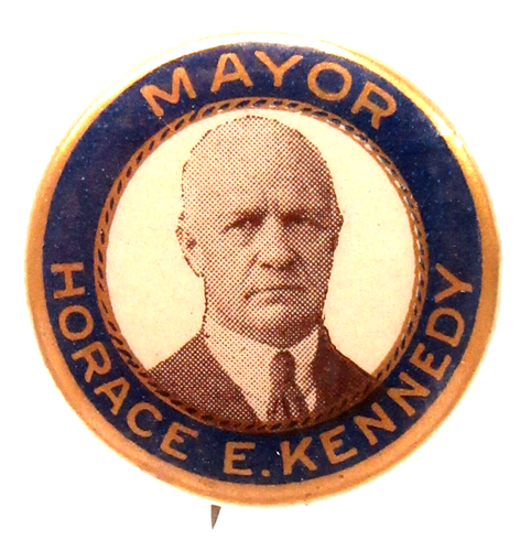 1920 HORACE E. KENNEDY Mayor LANCASTER Penn. 7/8" pinback button w ...