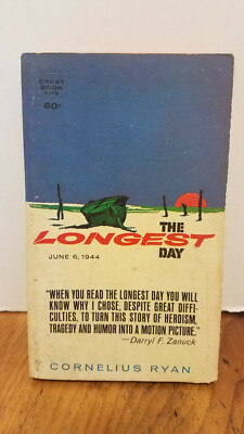 The Longest Day June 6 1944 Cornelius Ryan 1962 CREST Paperback BX6 | eBay
