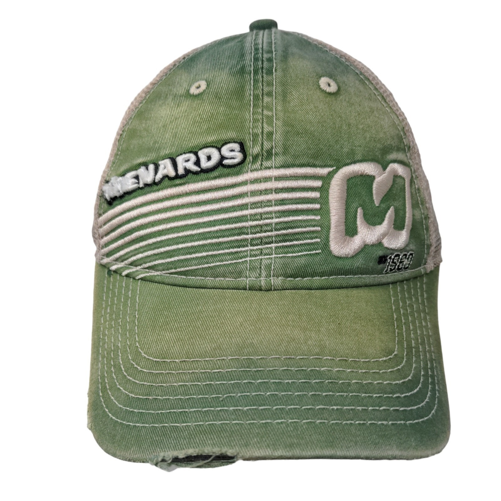 Menards Men's Snapback Mesh Back Hat Green Tan Embroidered Logo | eBay