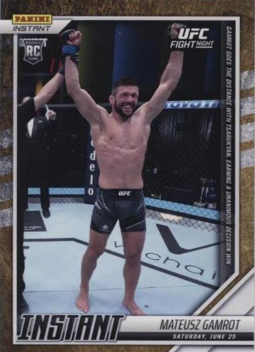 2022 Panini Instant UFC - Mateusz Gamrot #67 Bronze /50 (RC) for sale ...