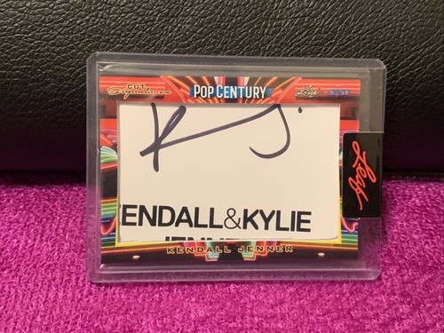 KENDALL JENNER 2023 LEAF POP CENTURY CELEBRITY CUT SIGNATURE AUTO ...