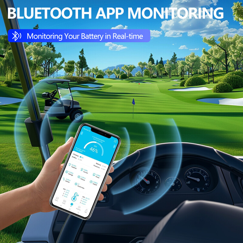 48V 100Ah Golf Cart LiFePO4 Lithium Battery for Club Car Tempo ...