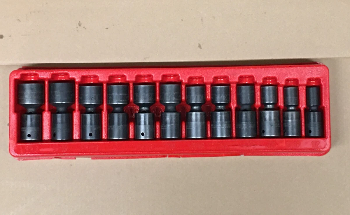 Snap-On 7pc Impact Swivel Universal Socket 1/2 Drive, 49% OFF
