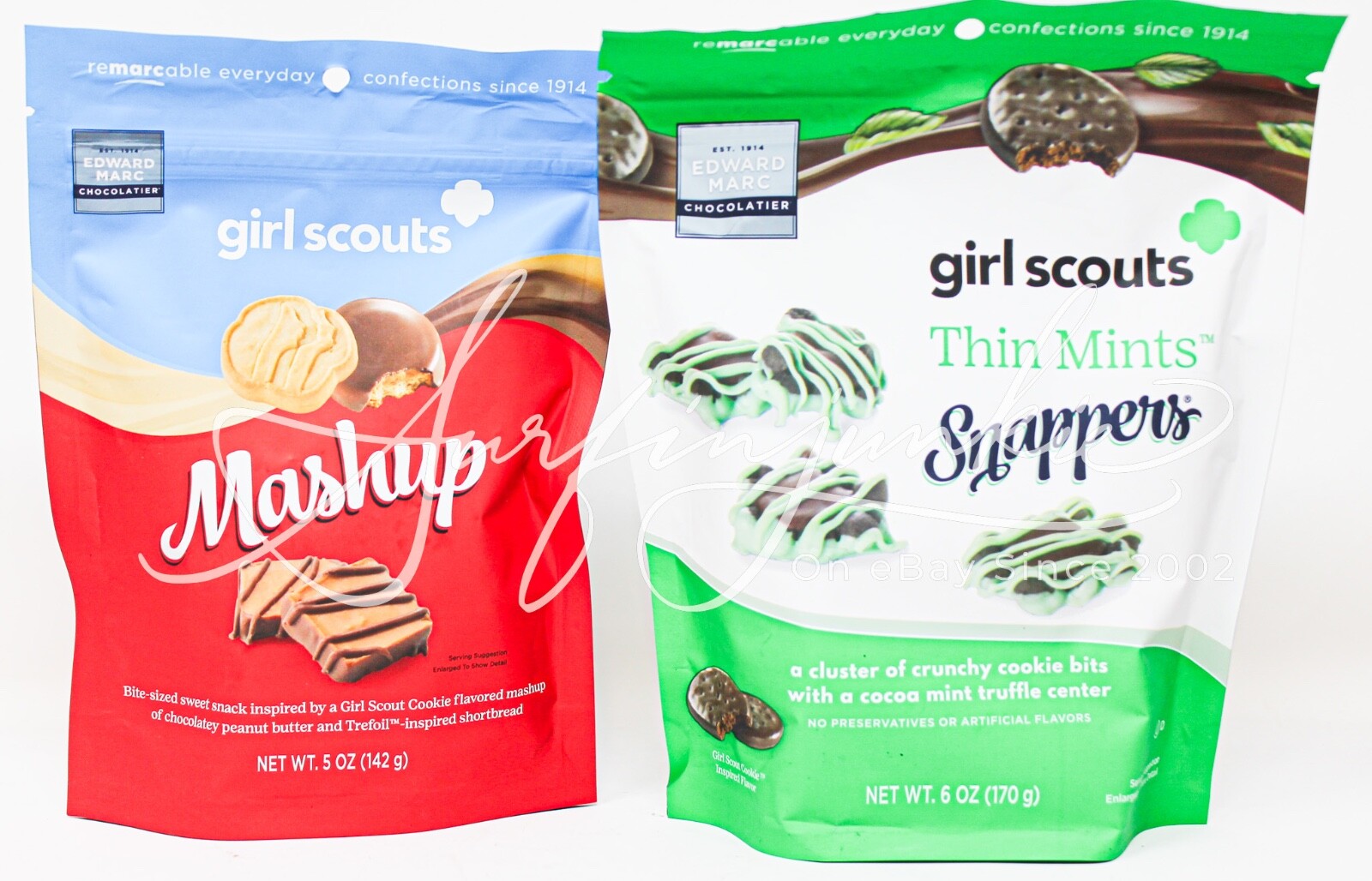 Girl Scouts Peanut Butter Trefoli Mashup + Thin Mints Snappers Cookies ...