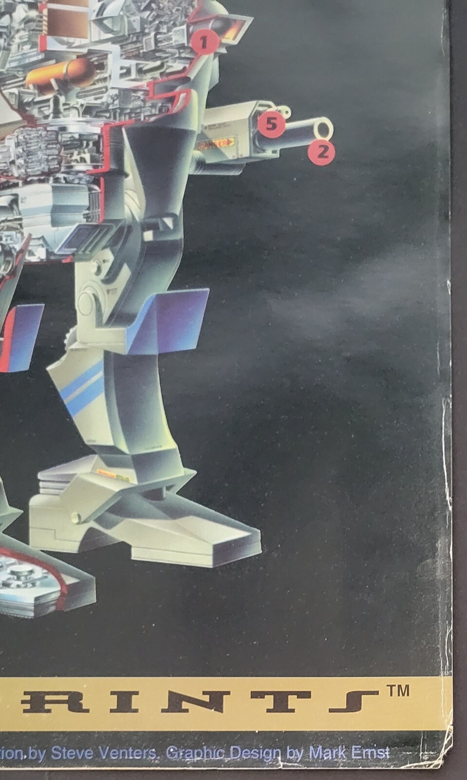 FASA PROMO 1994 BATTLETECH POSTER 22 X 34 IN Medium Omnimech | eBay