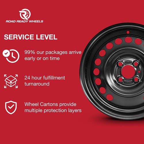 New Wheel For 1991-1997 Toyota Previa 15 Inch Black Steel Rim | eBay