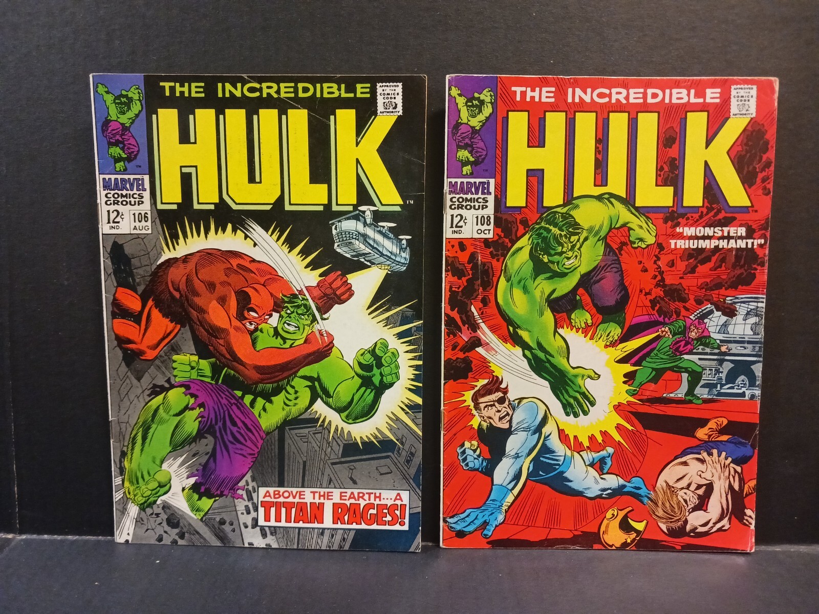 INCREDIBLE HULK #106-198 (X15) INCOMPLETE MARVEL COMICS LOT | eBay
