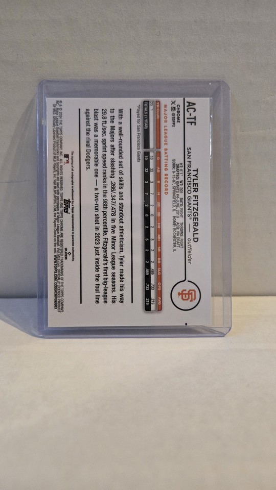 2024 Topps Chrome Update Autographed Aqua Raywave 29/199 Tyler ...