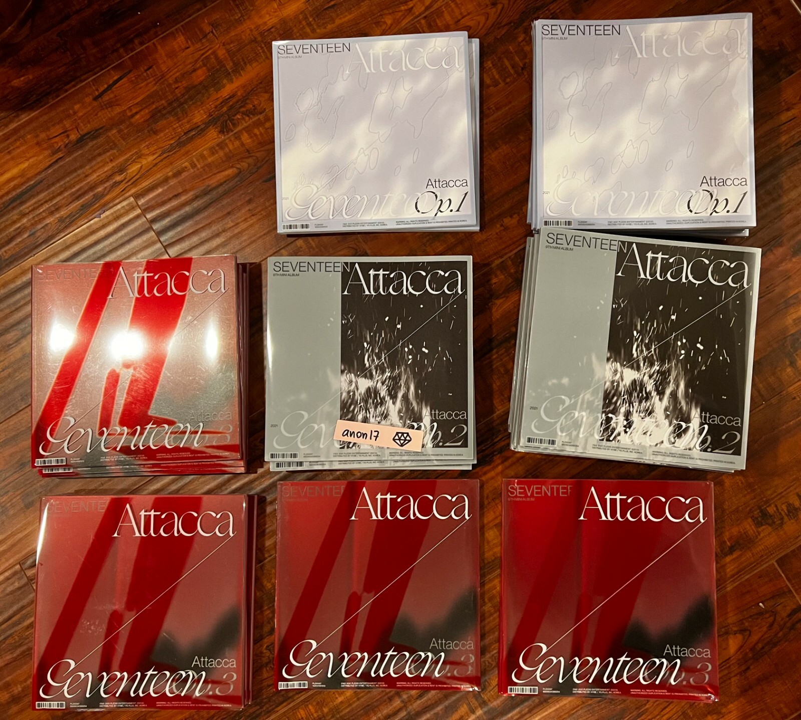 Seventeen Attacca Albums *Unsealed* - UPDATED 9/5/22 | eBay