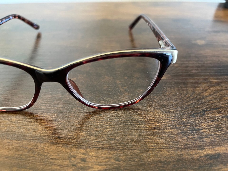 Foster Grant Design Optics Eyeglass Frames Only Tortoise Shell Cat Eye ...