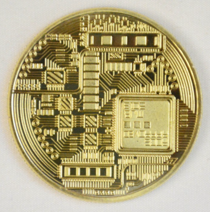 2013 1 TROY OZ .999 FINE COPPER BITCOIN GOLD COIN MJB MONETARY METALS ...