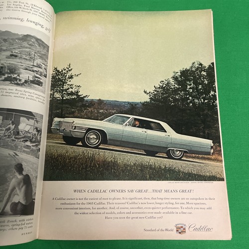 1965 Sunset Magazine February The All Year Mountain House Great ads. | eBay