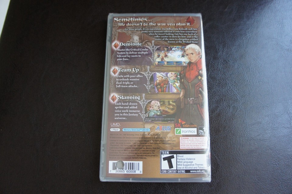 Sony PSP Crimson Gem Saga Brand New Sealed | eBay