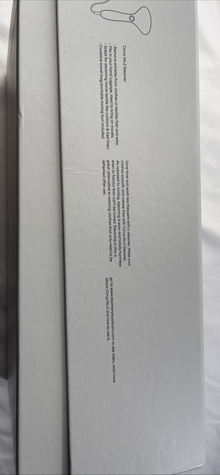 Steamer Stockholm Cirrus No 2 White Handheld Steamer Iron | eBay