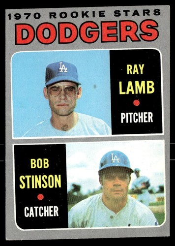 1970 Topps Baseball #131 Dodgers Rookie Stars: Ray Lamb & Bob Stinson ...