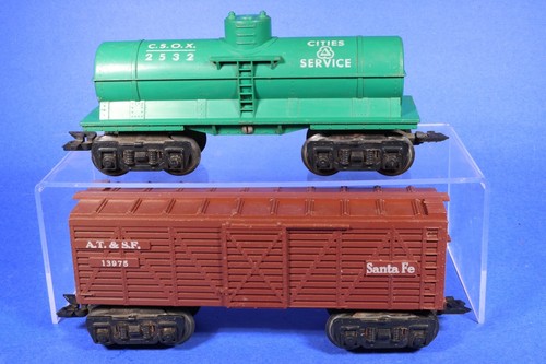 Lot of 2 Old Marx O Scale Freight Cars / Tank & Stock - Need Work | eBay