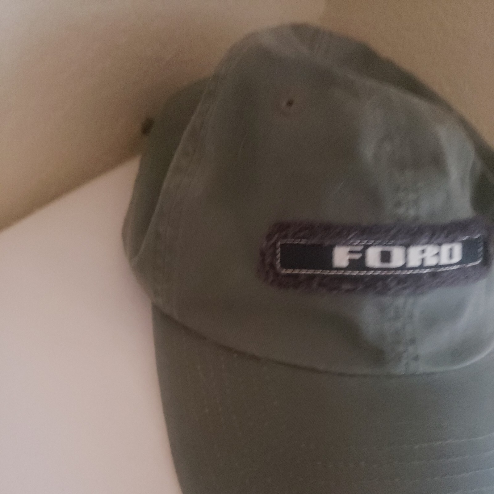 Checkered Flag Strapback FORD Patch Hat - Gem