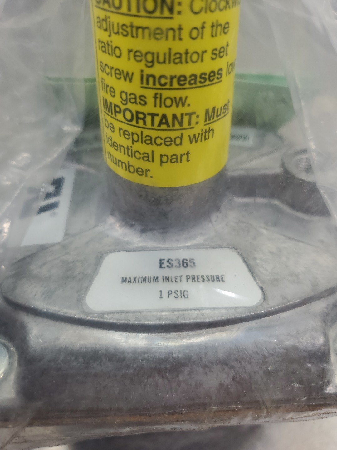 Maxitrol ES365 Eclipse Combustion Ratio Regulator 3/4" NPT Max Inlet 1 PSI for sale online | eBay