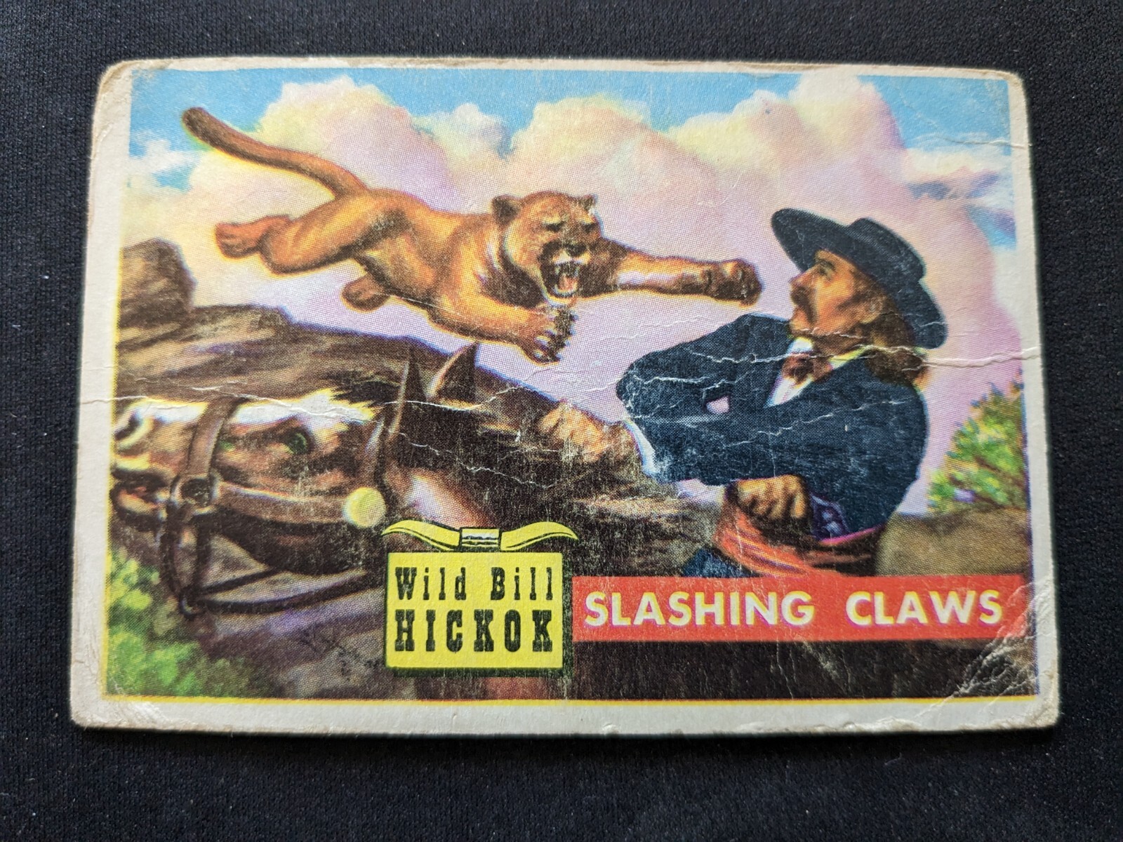 1956 Topps Western Round-Up Card # 3 Slashing Claws (GD) | eBay