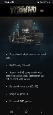 Escape From Tarkov Unheard Edition | eBay