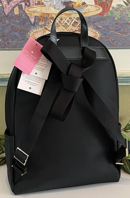 Kate Spade New York Chelsea Large Nylon Fashion Adult Backpack - Black ...
