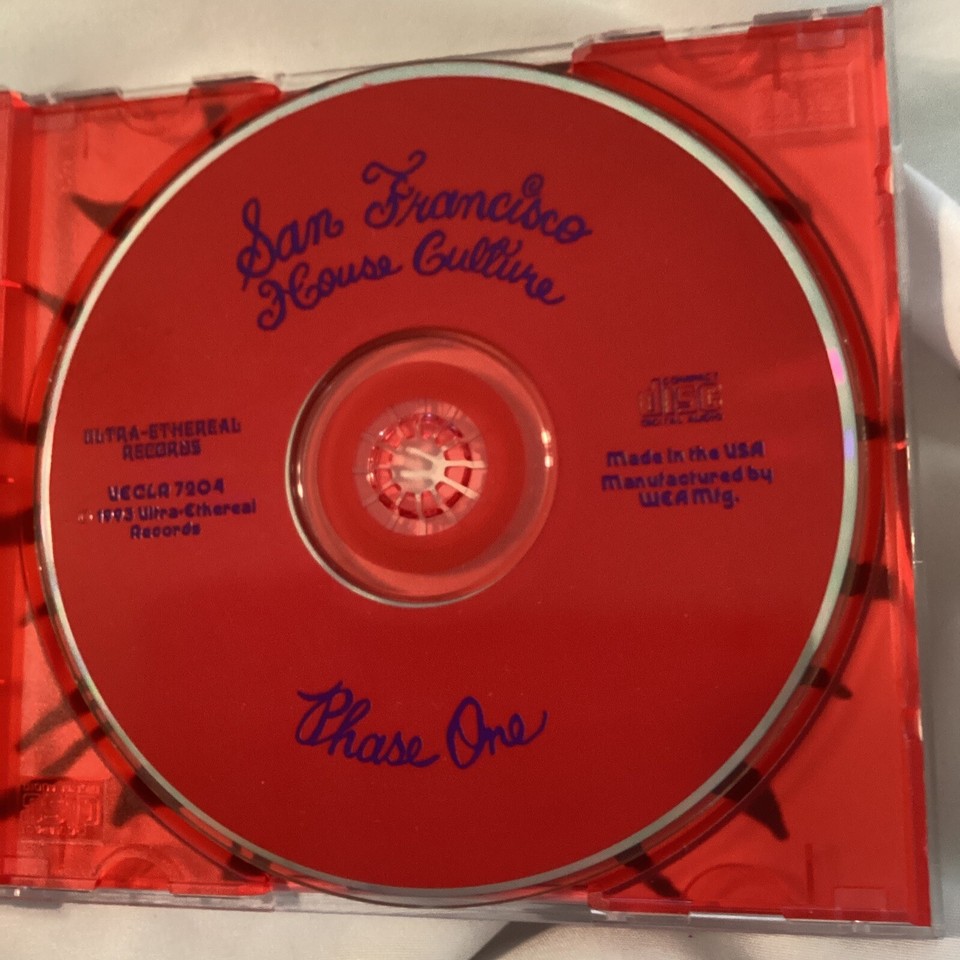 San Francisco House Music CD Phase One Ultra-Ethereal Records RARE 1993 ...